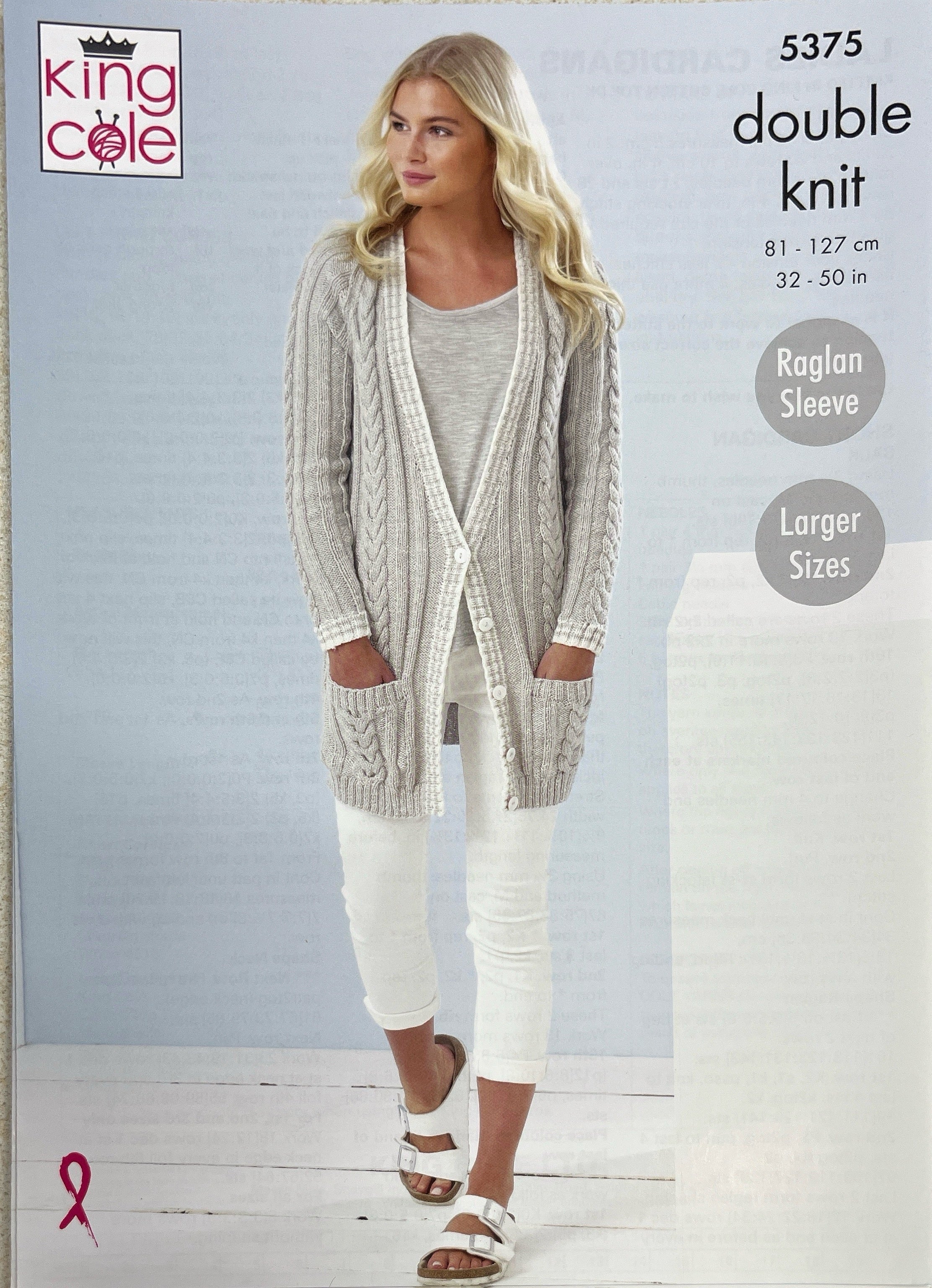 King Cole 5375 Ladies Cardigans DK Knitting Pattern – Idea to Adorn by ...